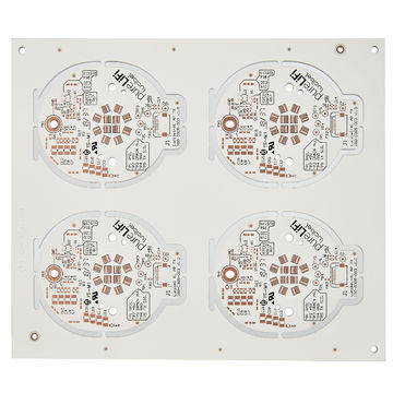 Alumimium PCBs with white solder mask, LED PCBs LED Lighting Double ...