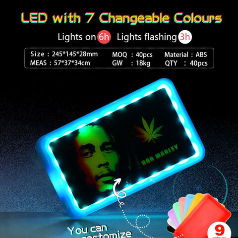 China CUSTOMIZED LED SERVING TRAY/ LIGHT UP TRAY/ ROLLING TRAY on ...