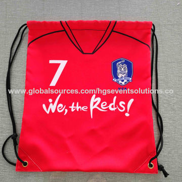 Buy Wholesale China Club String Bag, Football Backpack With Eyelets ...