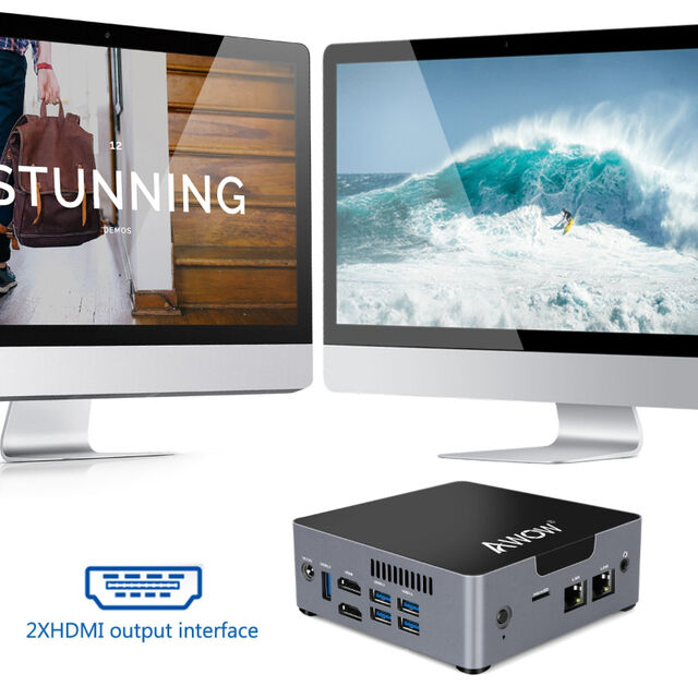 Buy Wholesale China C&q Pc Mini Desktop Computer Mini Pc For Home ...