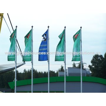 China Square banner, Hoisting flag on Global Sources,polyester banner ...