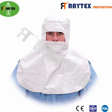 Buy Wholesale China Raygard Disposable Nonwoven Hood Face / Neck Cover ...