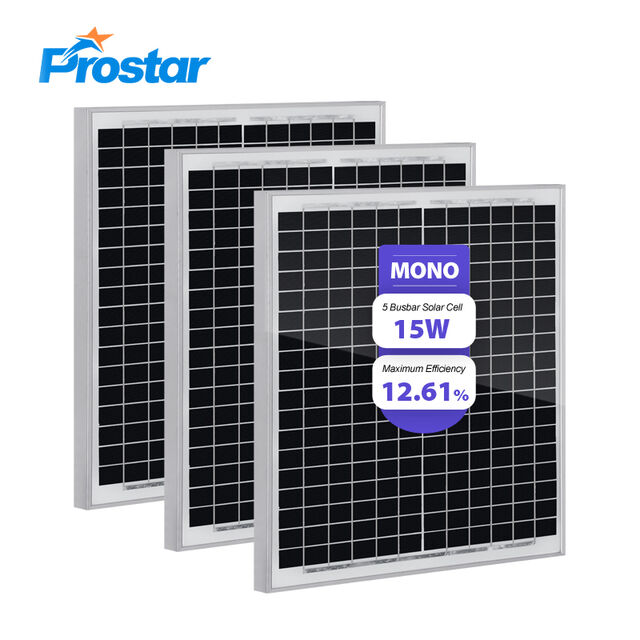 15W 5BB Mono Solar Module 15Wp Monocrystalline Solar PV Modules Price ...