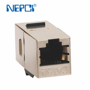 STP RJ45 jack to jack quick connector, NEPCI XJY-NE-68S CAT5E CAT6 shielded RJ45 modular ...