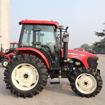 70HP 4WD Agricultural Farm Tractor Wheel Tractors .cabin with AC, farm tractor FMWORLD tractor ...