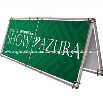 Buy Wholesale China Outdoor Horizontal Banners With Grommets A Frame ...
