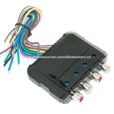 China Car audio high speaker level to low RCA level converter on Global ...