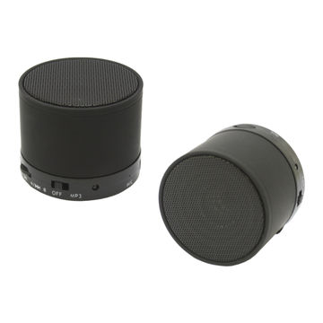 Cylinder-shaped Mini Audio Speaker with Powder Coated Housing. Also as ...