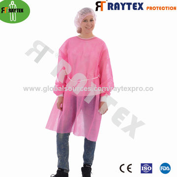 Buy Wholesale China Disposable Pp Polypropylene Nonwoven Isolation Gown Basic Protection ...