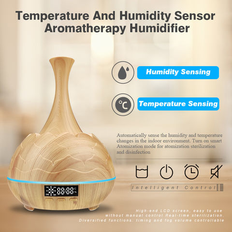 China 2020 Ultrasonic Air Humidifier Diffuser Fragrance Diffusers LCD ...
