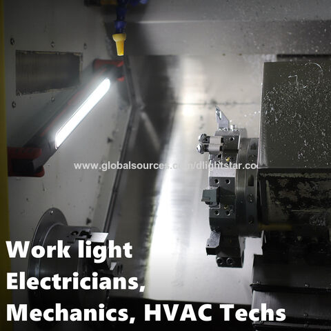 Rechargeable under bonnet work light with magnets and hooks, under hood ...