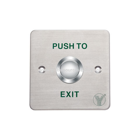 Pbk-810c Door Release Button, Aluminum Panel, Steel Button - Buy China ...