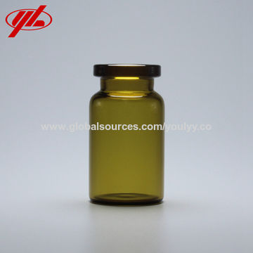 7ml Glass Vial Brown Tiny Single Dose Tubular Borosilicate Glass Vial ...