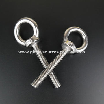 Factory Direct High Quality China Wholesale Eye Bolts,m6-m36 Eyebolt ...