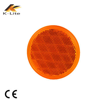 Buy Wholesale China 81mm Red/amber/white Round Plastic Reflector Reflex ...