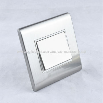 High quality Decorative 1 gang single way BS UK electrical wall switch ...