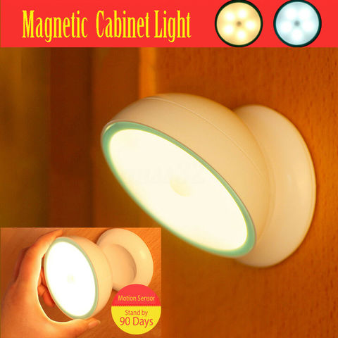 China LED RIP Motion Sensor LED Night Light Magnetic 360 Degree ...