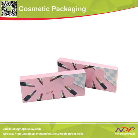 Factory Custom Lipstick cosmetics folding art paper box cosmetic ...