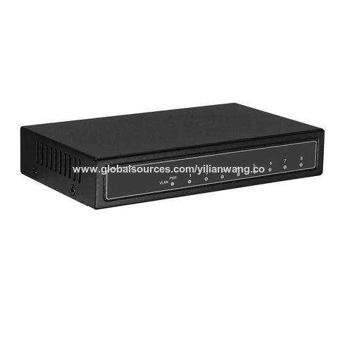 Buy Wholesale China 8 Ports 10/100m Network Ethernet Switch Metal Case ...