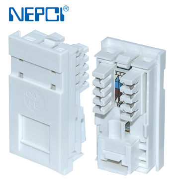 Buy Wholesale China 25x50 Cat6 Utp Keystone Jacket Module, Nepci Cat5e ...