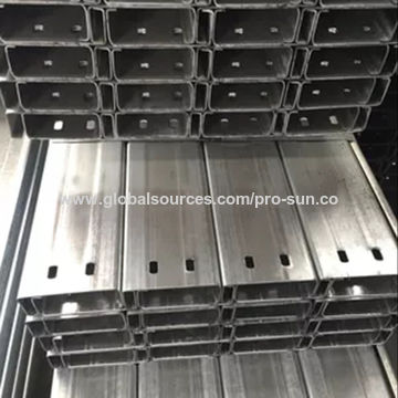 Buy Wholesale China Customized Galvanized Steel Channels & Steel ...