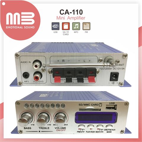 China Powerful Car Amplifier Bluetooth Audio Car Mini Amplifier 2 ...