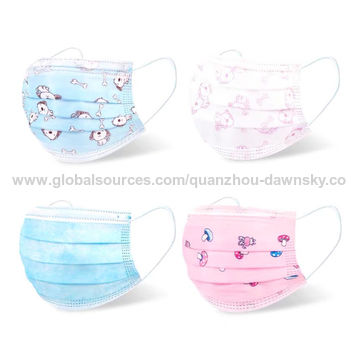Buy Wholesale China Children Protective Face Mask Disposable 3ply ...