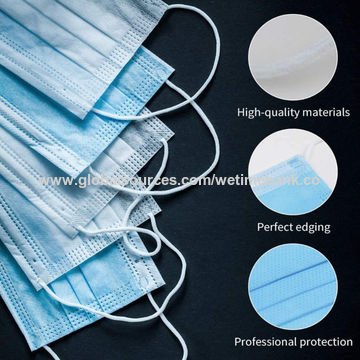 Buy Wholesale China 3-layer Disposable Civilian Masks With Ce Fda ...