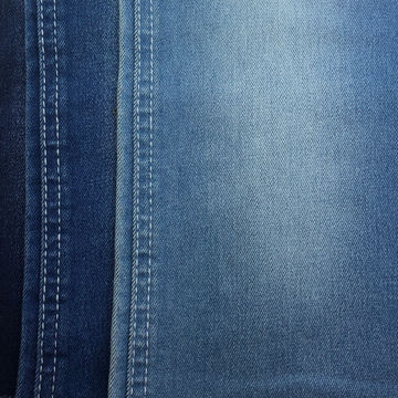 Buy Wholesale Taiwan Denim Cotton Fabric With Piece Dye For Jeans ...