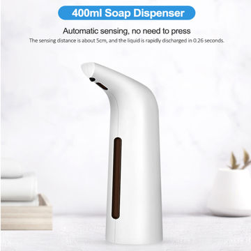 400ml Automatic Liquid Soap Dispenser Smart Sensor Touchless Abs Electroplated Sanitizer ...
