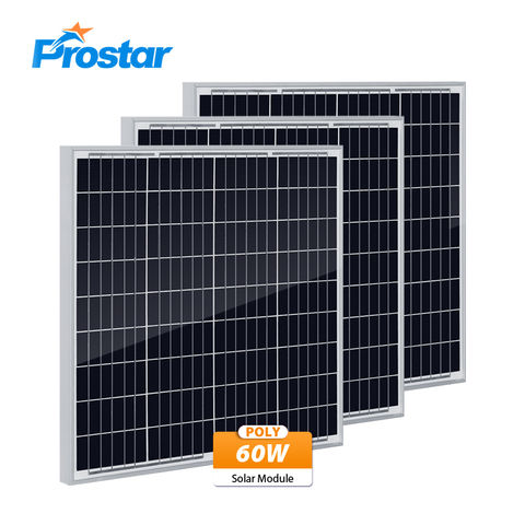 Buy Wholesale China 60w Poly Solar Panel 60wp High Quality Small Solar ...