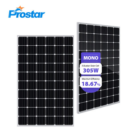 Buy Wholesale China Prostar 305Watt Solar Module 305 Watt High ...