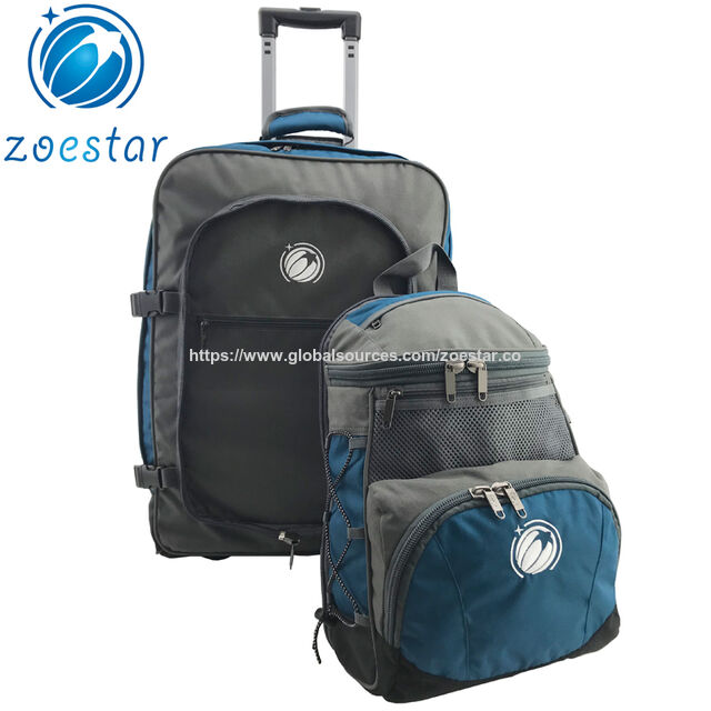 Buy China Wholesale Double-bar Water-resistant Carry-on Trolley Bag ...