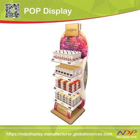 China POP Product Shipper Display Cardboard Display Shelf Rack ...