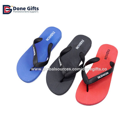 Buy Wholesale China Custom Beach Flip Flops, Eva Or Rubber Fashion ...