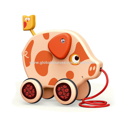 High Quality Mini Wooden Pull Along Animal Toys For Children W05b202 ...