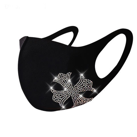 Buy Wholesale China Washable Reusable Diamond Mask Rhinestones Cross ...