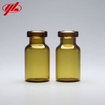 Buy Wholesale China Amber Small Glass Vials With Lids & Small Glass ...