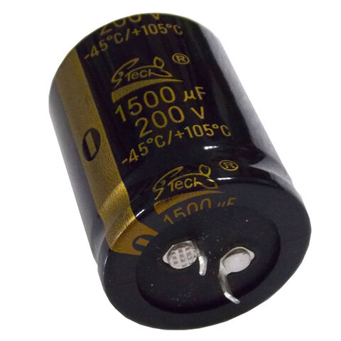 Aluminum Electrolytic Capacitor, Snap In 1500UF 200V made in Taiwan ...