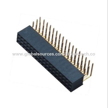 Buy Wholesale China 2.0mm Box Header In Smt Type Dual Row With 10 To 68 ...