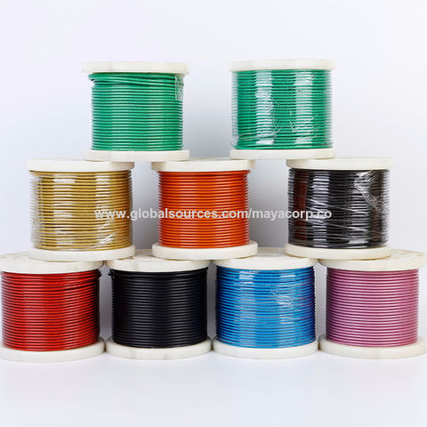 Buy Wholesale China Plastic Coated Steel Wire Rope Stainless Steel Wire ...