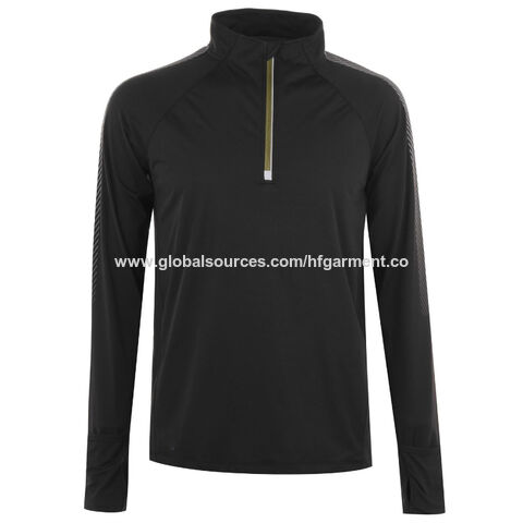 Buy Wholesale China Men's Half Zip Sport Shirt Quick Dry Sport Running ...