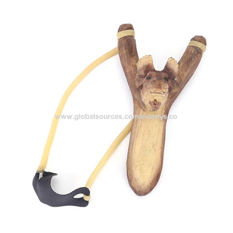 China 2020 New arrival animal shape wooden toy slingshot for toddlers ...