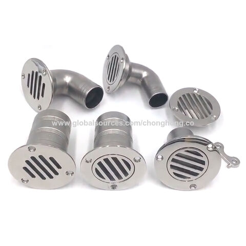 China Mirror Polished Boat Accessories Drain Marine Hardware AISI316 ...