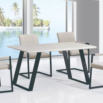 Buy Wholesale China Mdf Top Metal Tube Dining Room Furniture Dining ...