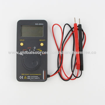 Buy Wholesale China Card-size Digital Multimeter,auto Range And 2000 ...