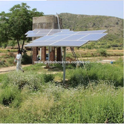 3KW solar-powered pumping drip irrigation system for market garden ...