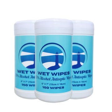 Buy Wholesale China 75% Alcohol Wet Wipes Disinfectant Wipes 150 Pcs ...