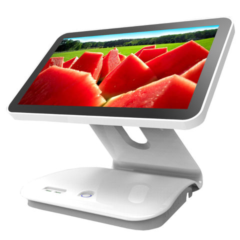 Fanless Widescreen 16:9 15.6 Inch J1800 All In One POS System with True ...