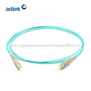Buy Wholesale China Sc/upc-sc/upc Simplex 2.0mm Om3/om4 Pvc/lszh Aqua ...